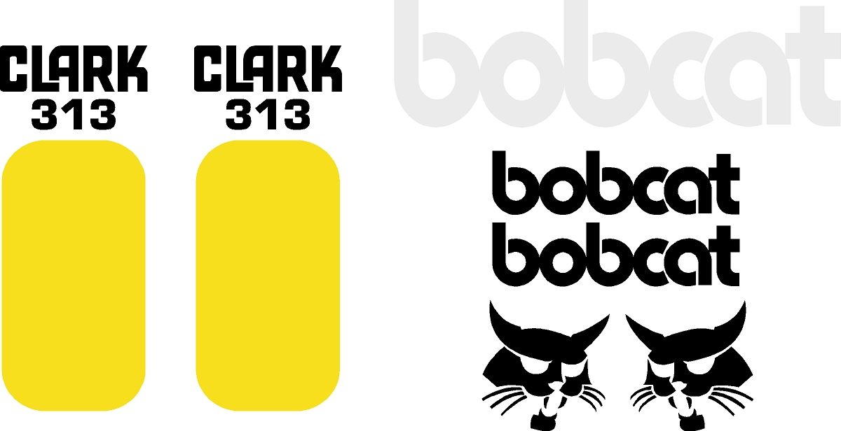 Bobcat 313 replacement decal kit sticker set - Machine Decals