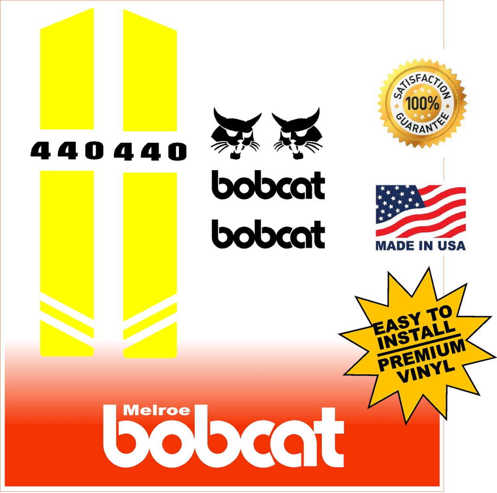 Bobcat 440 replacement decal kit - Machine Decals