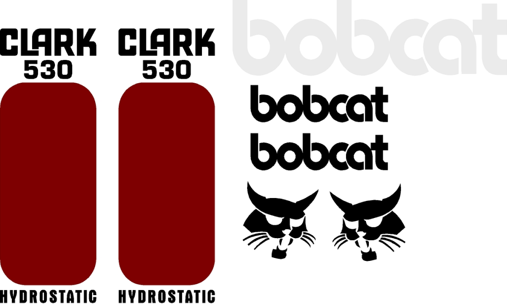 Bobcat 530 replacement decal kit sticker set - Machine Decals